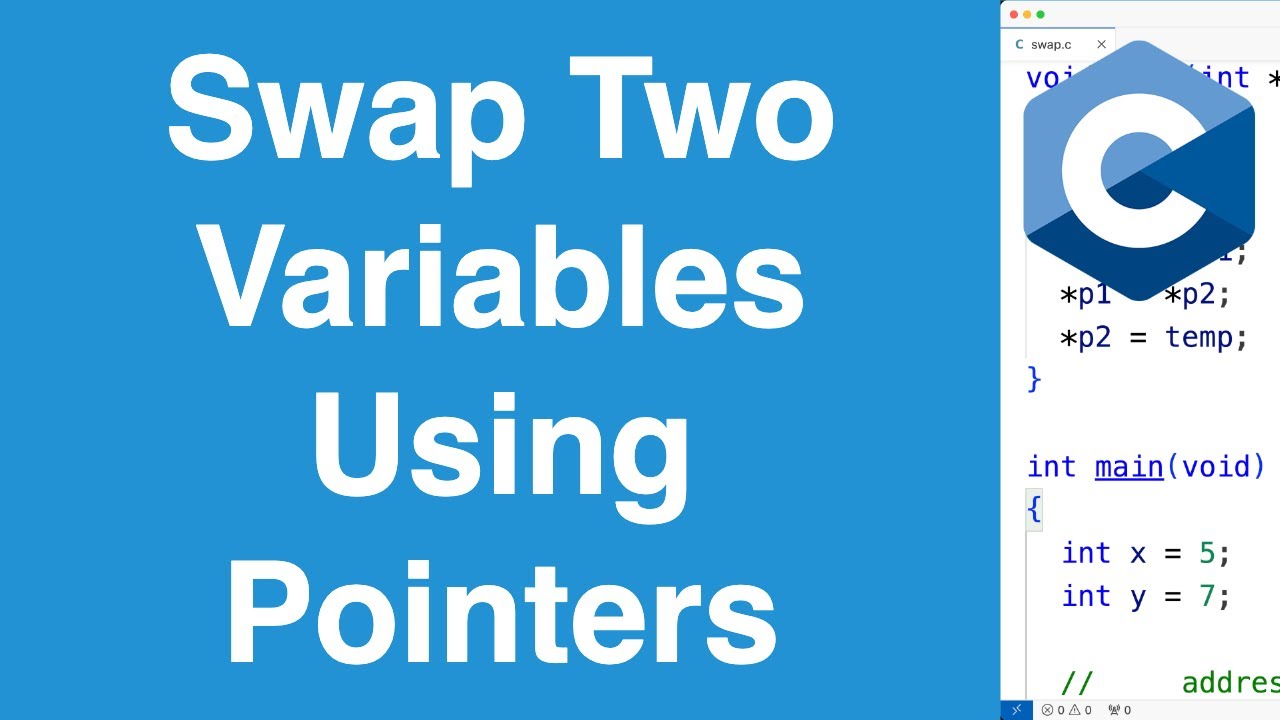 Swap Two Variables Using Pointers | C Programming Example
