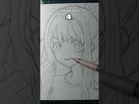 Anna Yanami ๐ Mouth Sketch!!!#shorts #anime #drawing