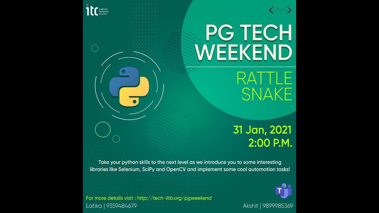 PG Tech Weekend: RattleSnake
