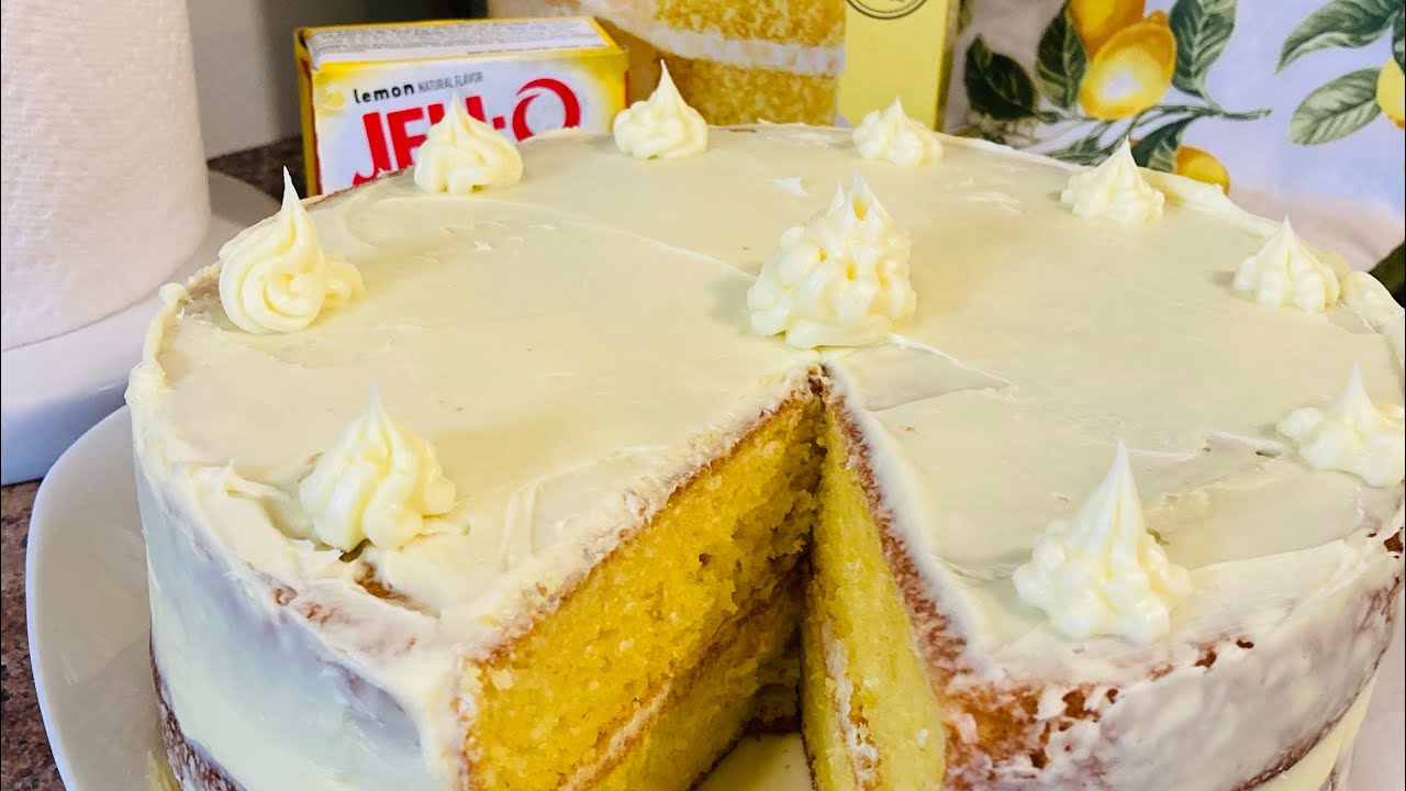 HOW TO MAKE A DELICIOUS LEMON CAKE USING Duncan Hines Mix| Cake Hack! Easy & Tasty |
