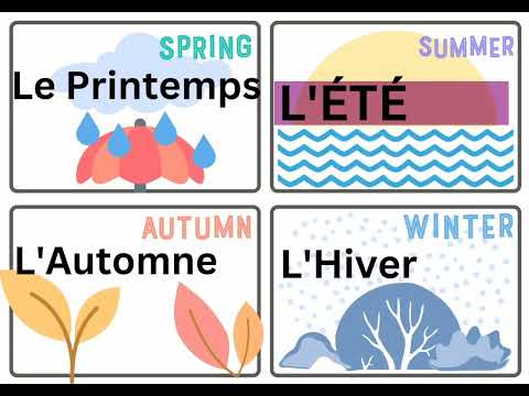 Learn the Seasons in French | French Vocabulary for Beginners
