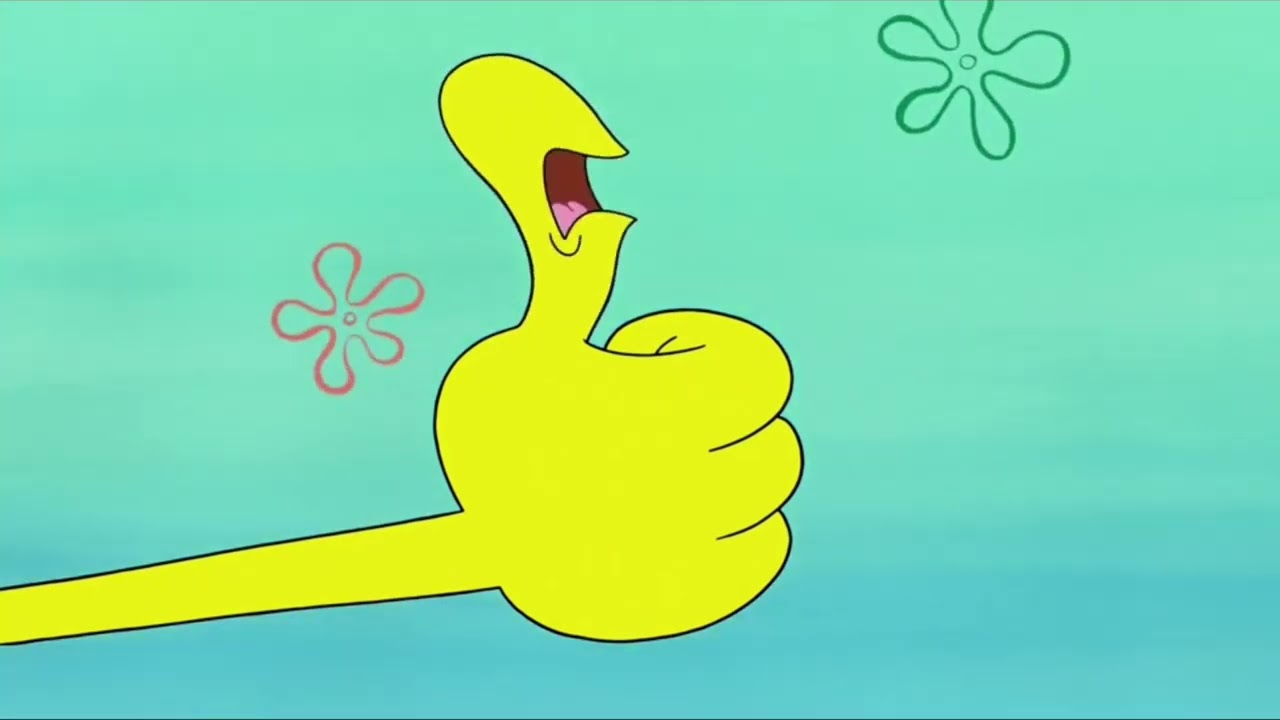 SpongeBob Broke His Thumbs (MEME) (Template, FREE TO USE)
