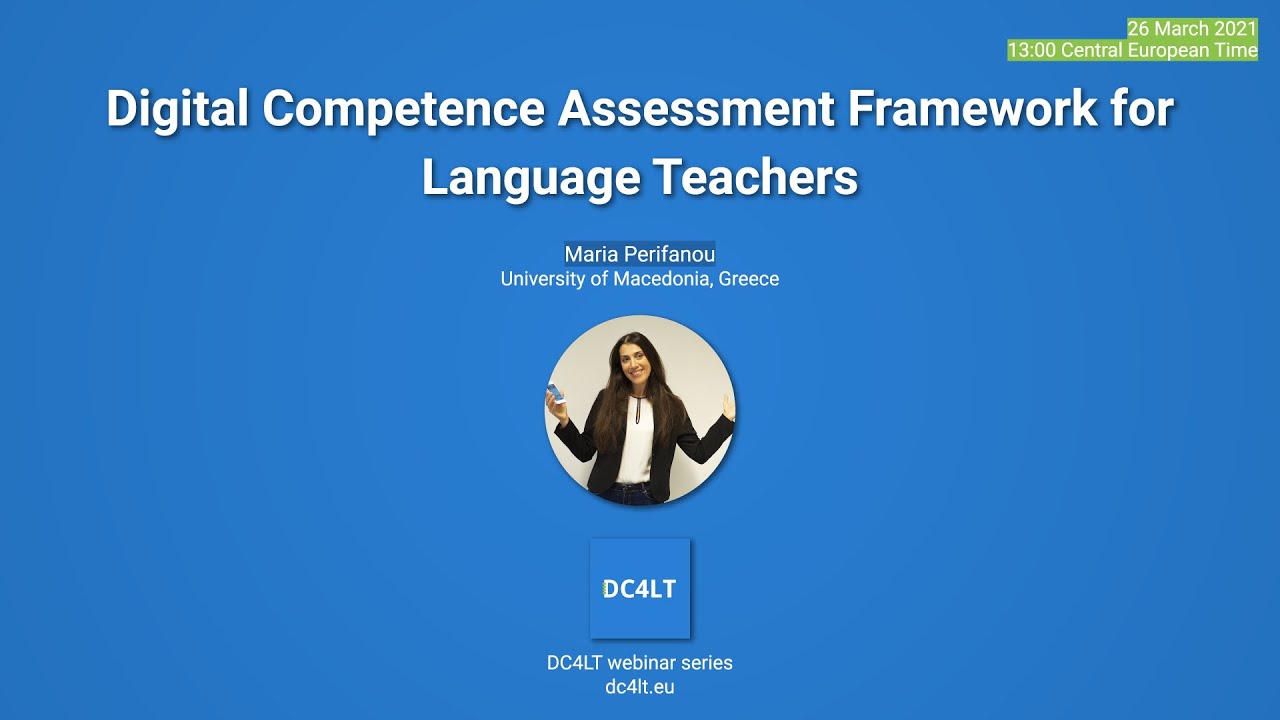 Digital Competence Assessment Framework for Language Teachers