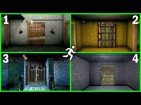 Granny 1 2 3 4 All Door Escape..😂🔥| granny grandpa game video | granny wala game definition ग्रैनी