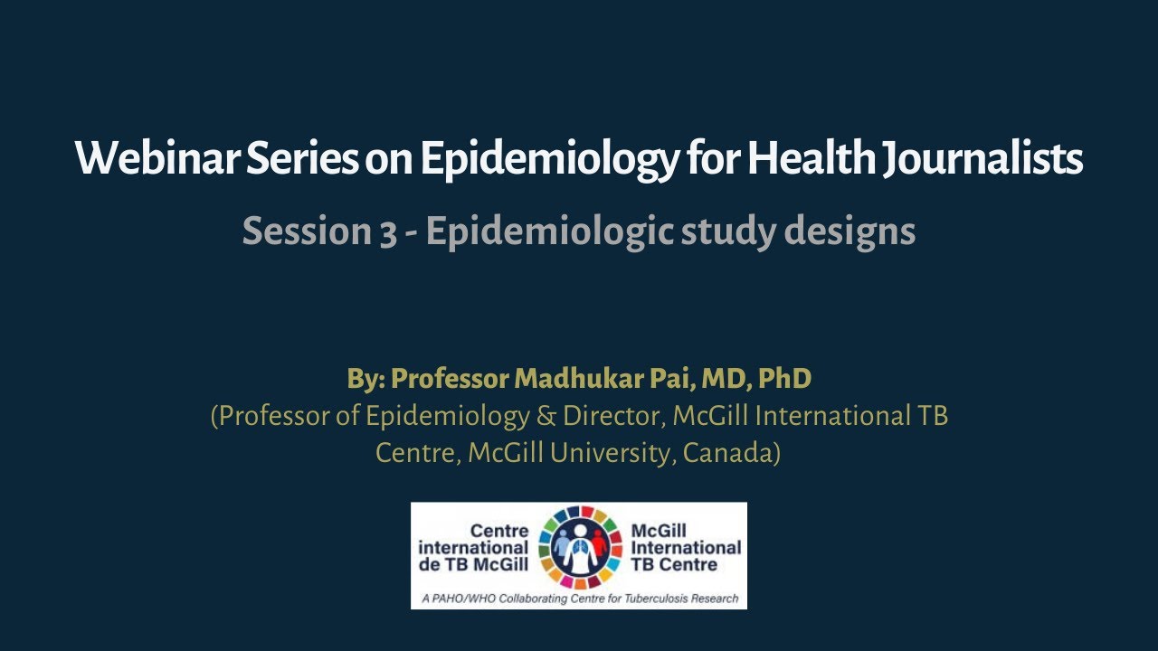 Session 3 - Epidemiologic study designs