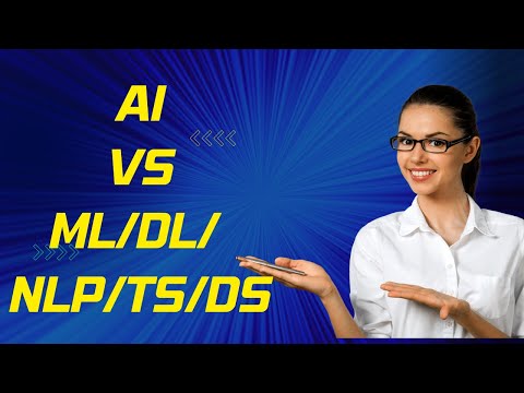 Relationship between AI and Machine Learning, Deep Learning, NLP, TSA