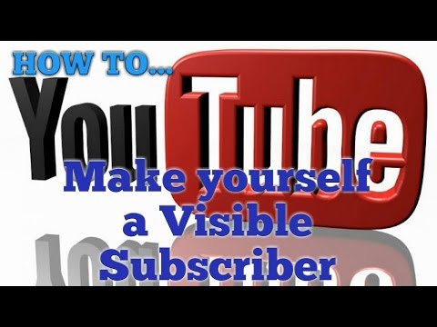 How to Make Your Subscriptions Public / Visible