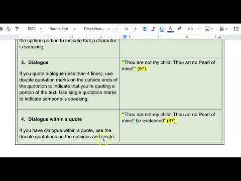 ATL: In-text Citing