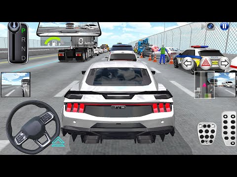 New Eight Lane Highway Cars Accident Simulation: 3D Driving Class 2025 - Car Game Android Gameplay