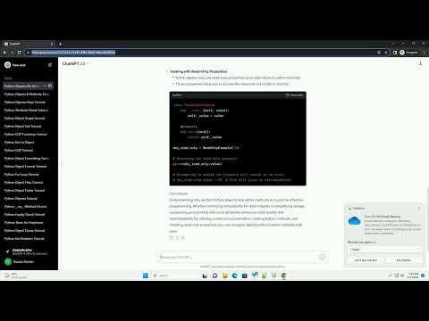 python object has no setter