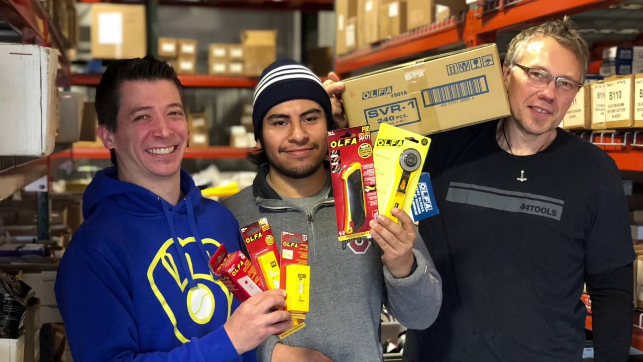 44TOOLS and OLFA blades. A 15 year partnership