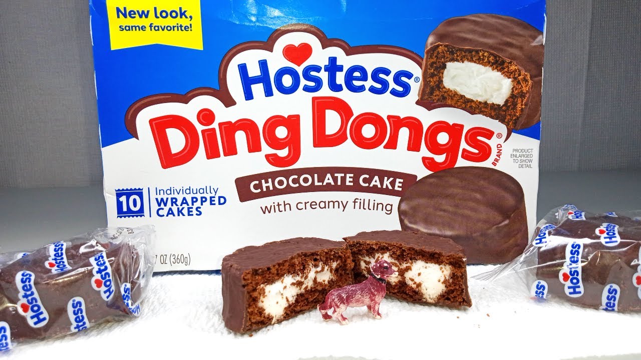Unboxin Doxin - Hostess Ding Dongs Chocolate Cake With Creamy Filling