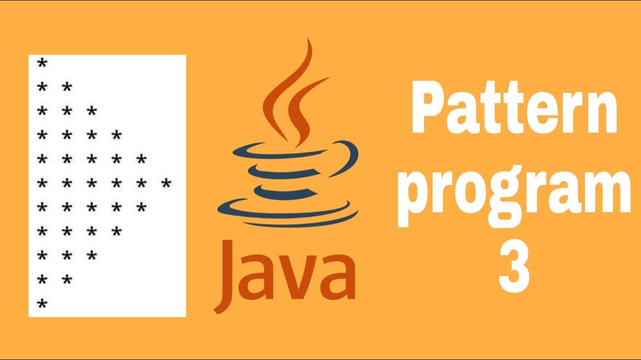 Star Pattern Programs-3 (Logic)  in Java || Programming Knowledge