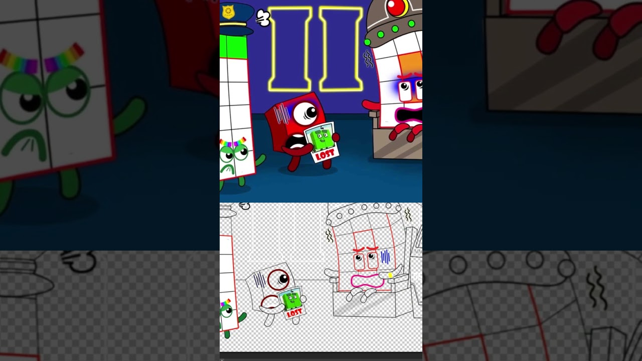 OMG! Did Numberblocks 12 Swallowed NB 4 in her Belly  #fanmade #animation #studiocakningkak