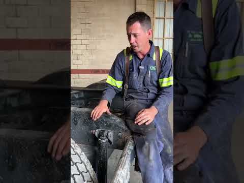 How to tell the shocks are bad on semi trucks? #shorts