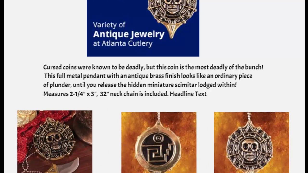 Pirate Pendant with Hidden knife