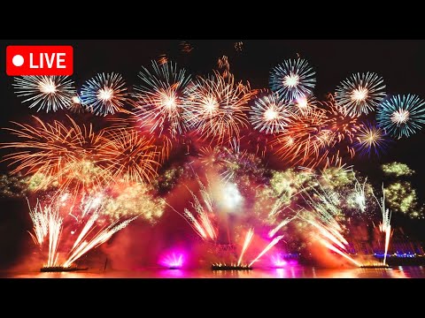 LIVE New Year Fireworks Around the World 🎆 Happy New Year 2025 🎉 New ...