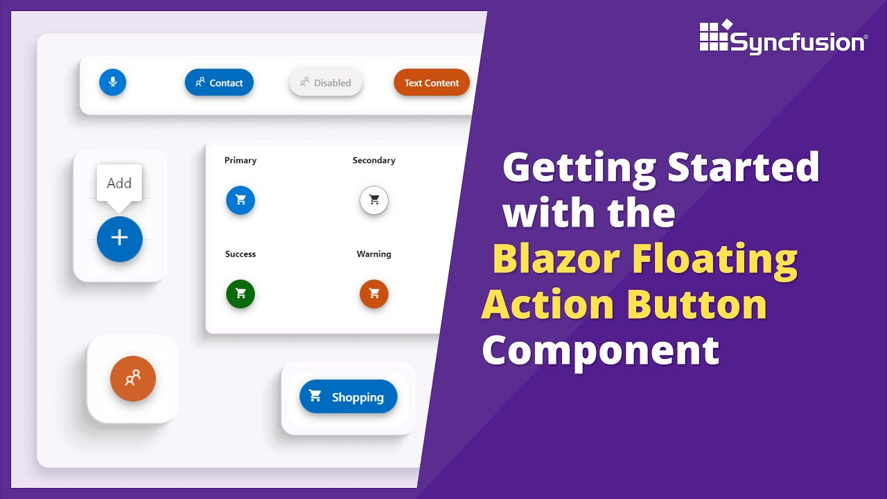 Getting Started with the Blazor Floating Action Button