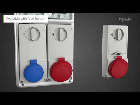 Industrial Plug Socket - SCHNEIDER PRATIKA WANDER SOCKET PKF32M435 from ...