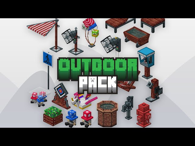 Outdoor Decoration Volume 1 Minecraft Texture Pack