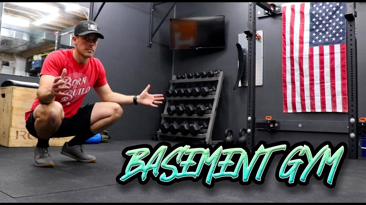 How I Made my Basement a Gym // Home Fitness