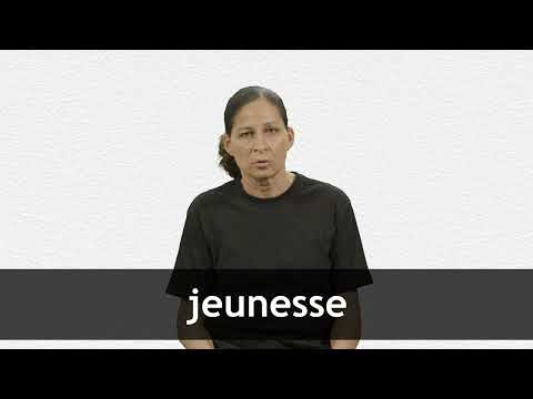 How to pronounce JEUNESSE in French