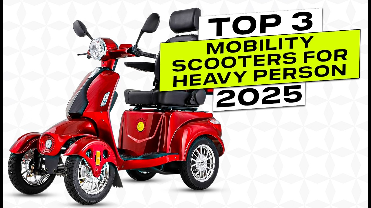Top 3 BEST Mobility Scooter for Heavy Person