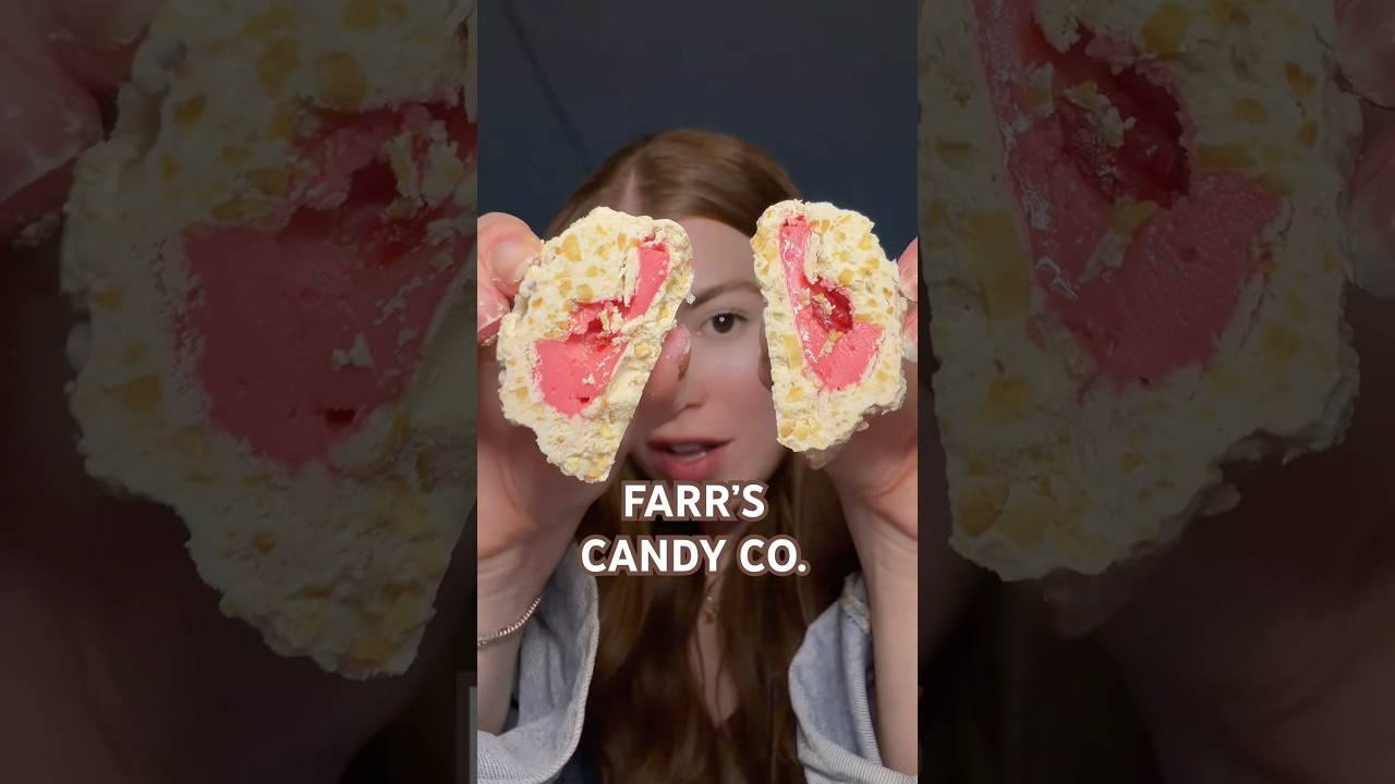 Trying INSANE old fashioned candy bars 🍫💝🍫 (Farr’s Candy Co.) #candyreview #chocolate #mukbang