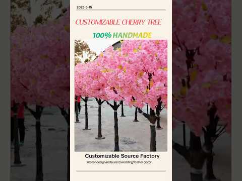 Customizable Various Artificial Cherry Blossom Bonsai Tree with Pot |Interior Design &wedding Decor