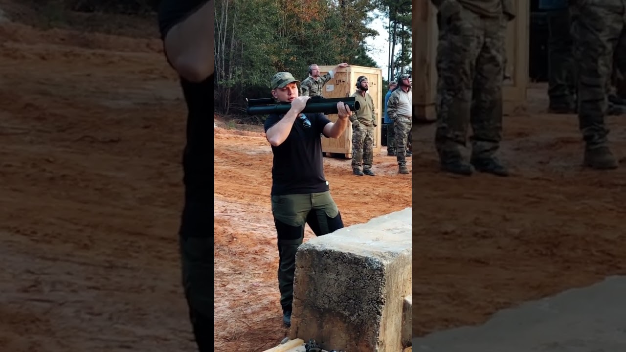 Shooting a Rocket Launcher