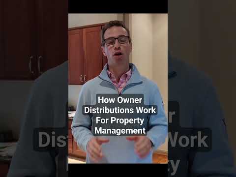 How Owner Distributions Work For Property Management #singlefamilyrentals #texaspropertymanagement