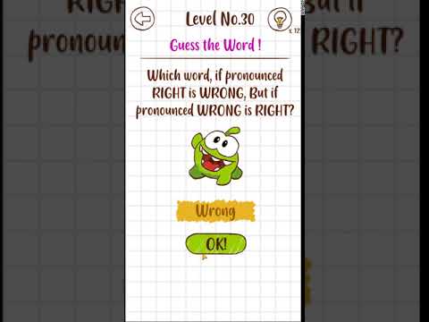 Om nom Brain Teaser Level 30