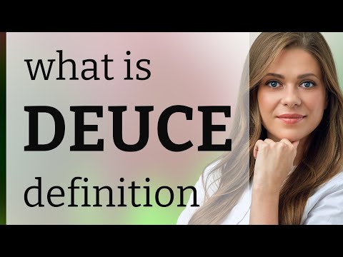 Deuce — what is DEUCE meaning