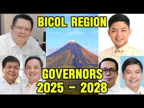 KILALANIN ANG MGA PERSONALIDAD NA MAGSISILBING GOVERNORS NG BICOL REGION NGAYONG 2025