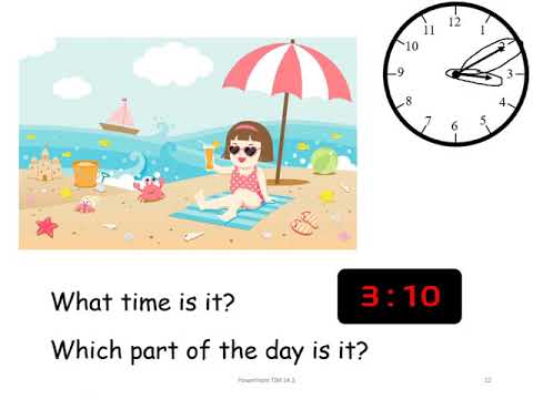 Time - Using am or pm (Primary 1)