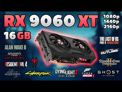 RX 9060 XT 16GB: Test in 12 Games in 2025 | 1080p | 2K | 4K