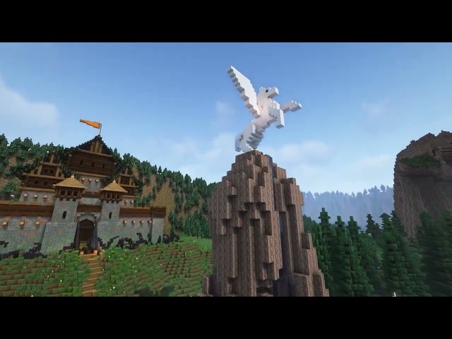 Rampart Town from Heroes of Might & Magic III Minecraft Map