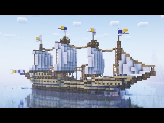 Fantasy sailboat Minecraft Map
