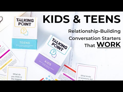 Now on Kickstarter: Talking Point Cards: Kids And Teens Packs