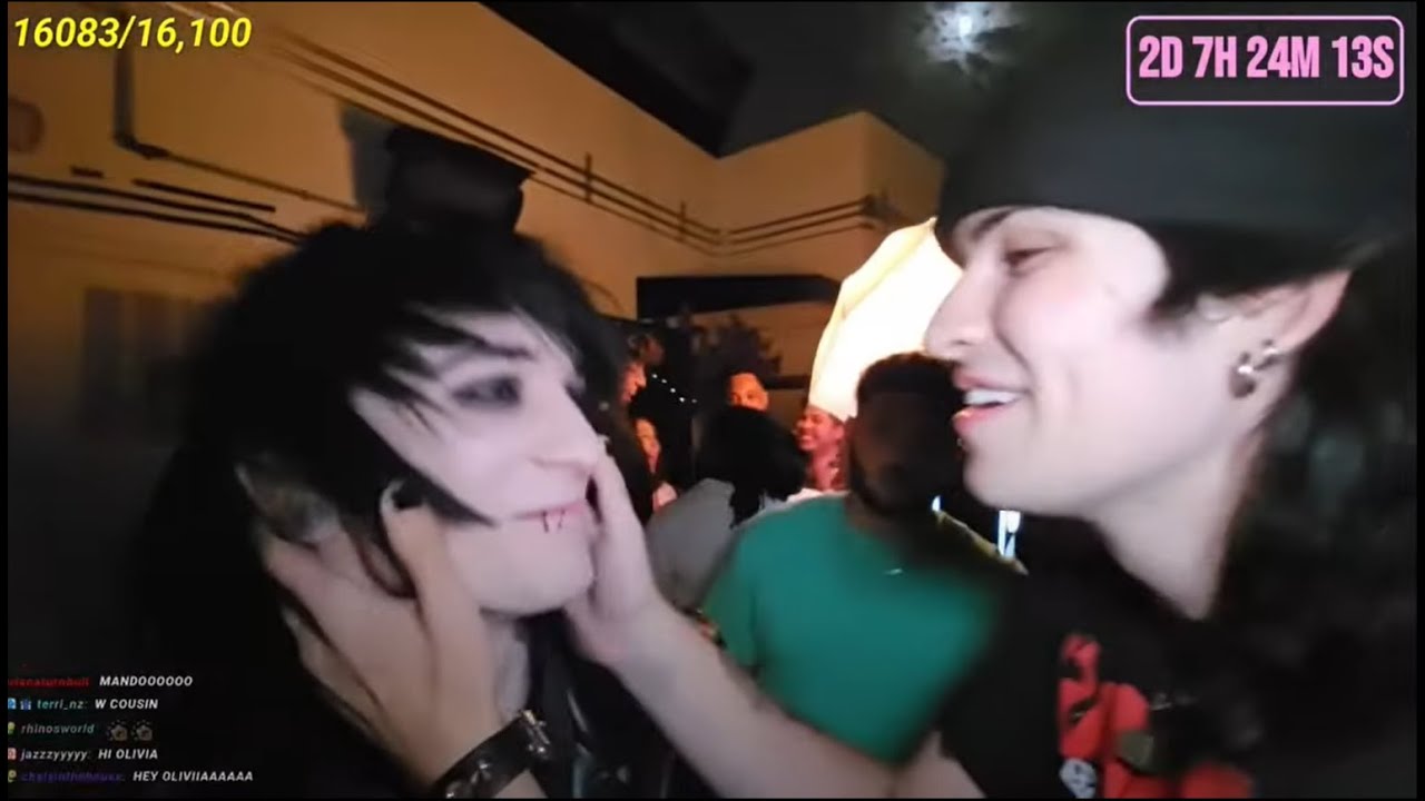 Johnnie Guilbert and Jake Webber's Kiss (more context)