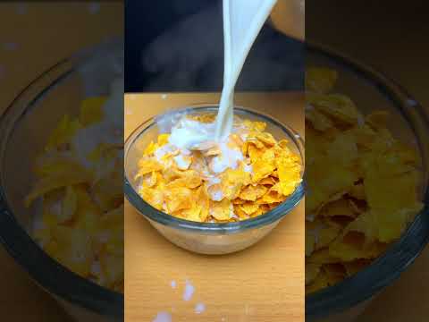 Corn Flakes Breakfast ASMR #shorts