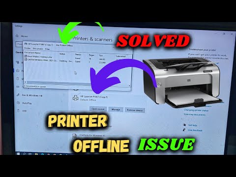 How to Fix Printer Offline Error Problem in Windows 10 or Windows 11