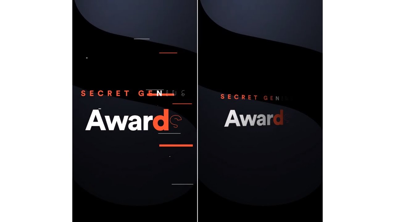 Logo Animation // Spotify Secret Genius Awards Event