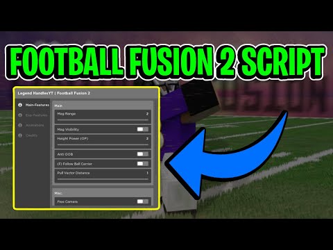 Football Fusion 2 Script GUI / Hack (MAG, INFINITE JUMP, AUTO CATCH, AND MORE) *PASTEBIN*