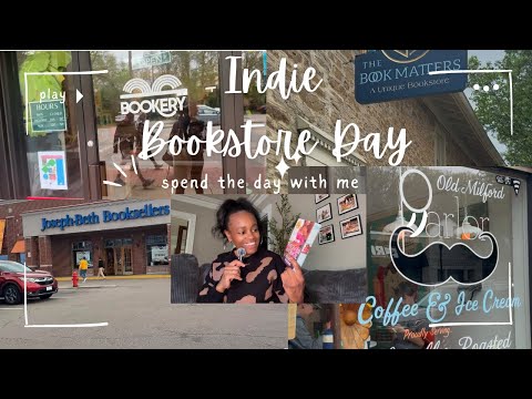 Spend a bookish day with me! ✨Independent Bookstore Day 2025 VLOG✨ + Indie Bookstore “mini” haul