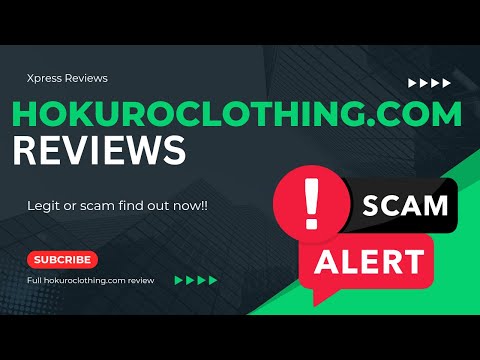 hokuroclothing.com Review - Legit Or Scam, Find Out In This Video