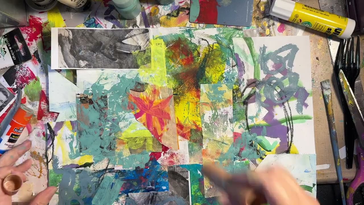 Getting Out Some Angst with Paint!