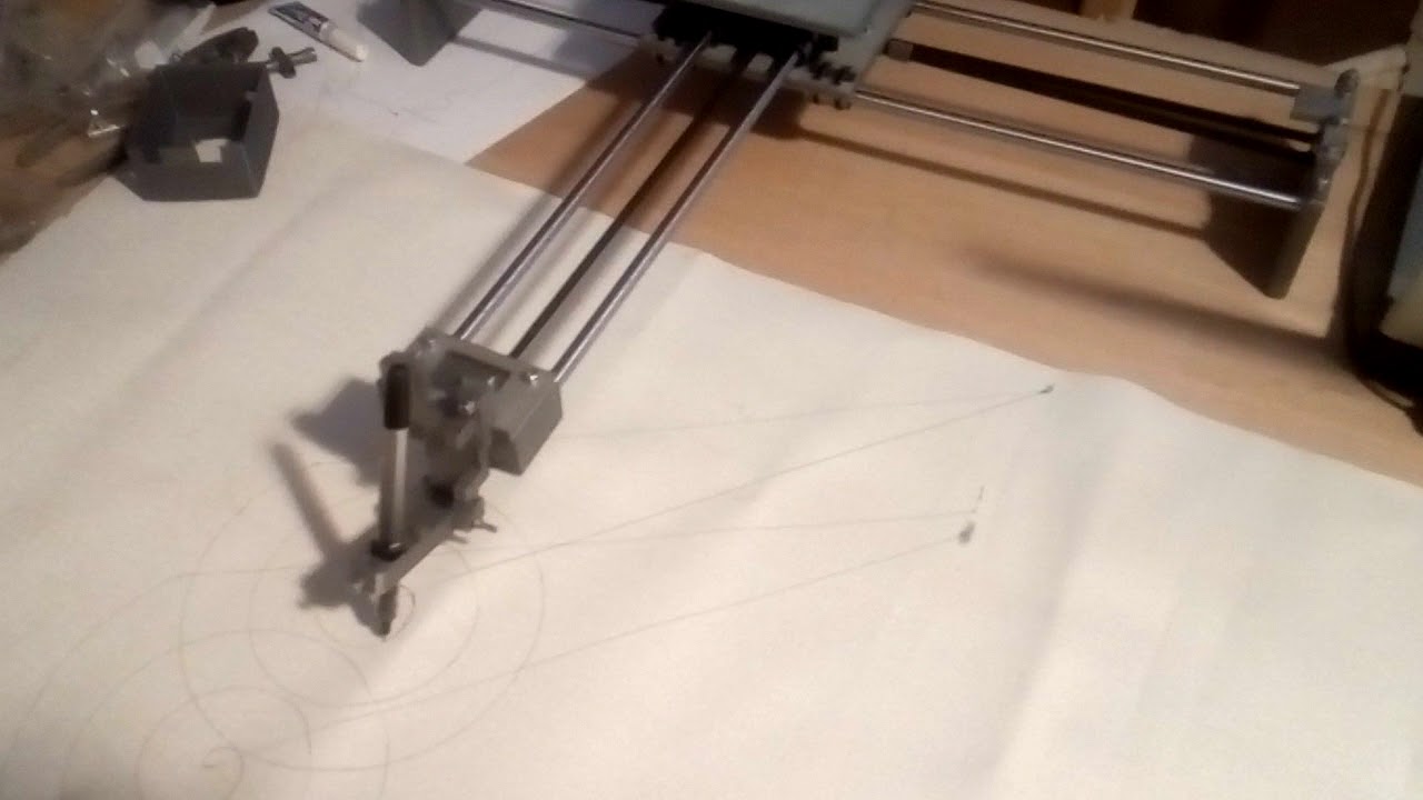 DIY A3 Plotter Test Run