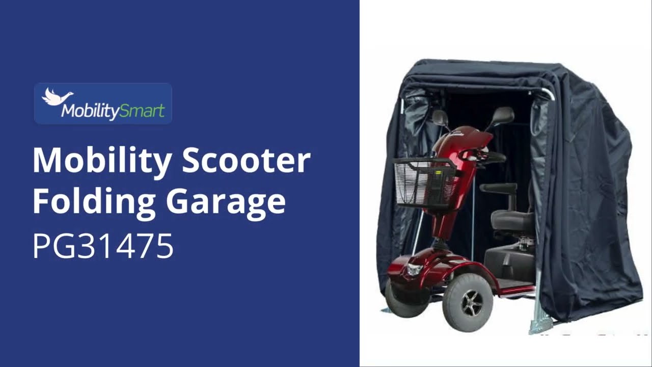 Mobility Scooter Folding Garage |  Safely Store a Mobility Scooter Outdoors