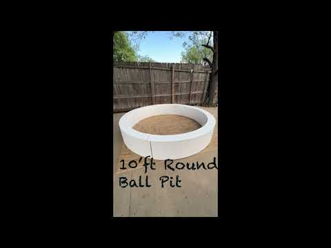 10'ft Round Ball Pit